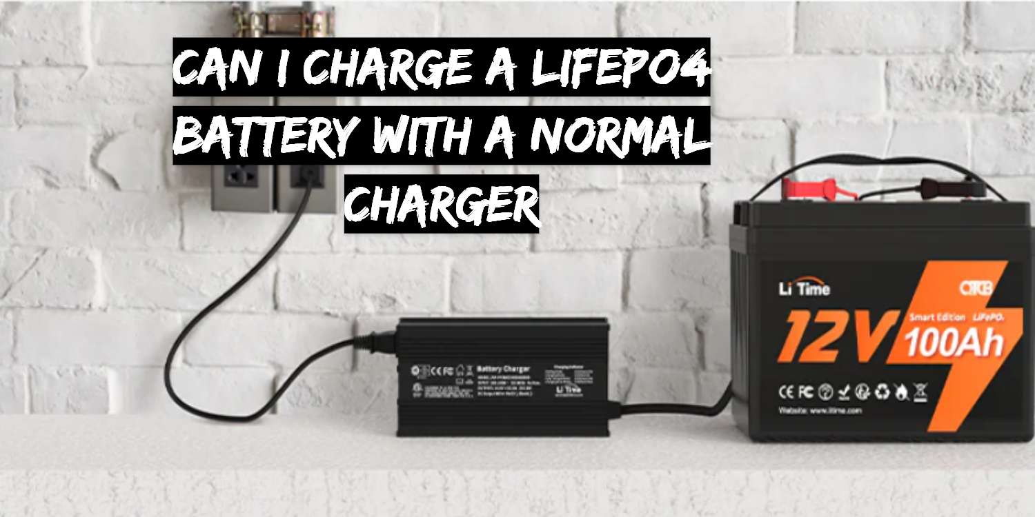 Can I Charge A LiFePO4 Battery with a Normal Charger – LiTime-US