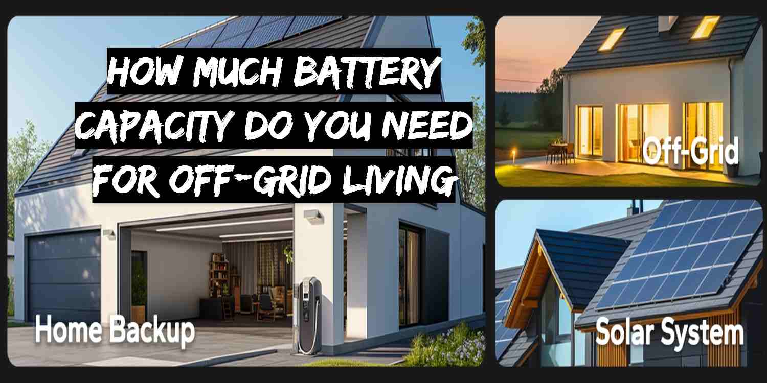 How Much Battery Capacity Do You Need for Off-Grid Living – LiTime-US
