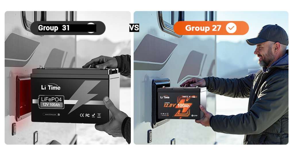 Differences Between Group 31 VS Group 27 Batteries – LiTime
