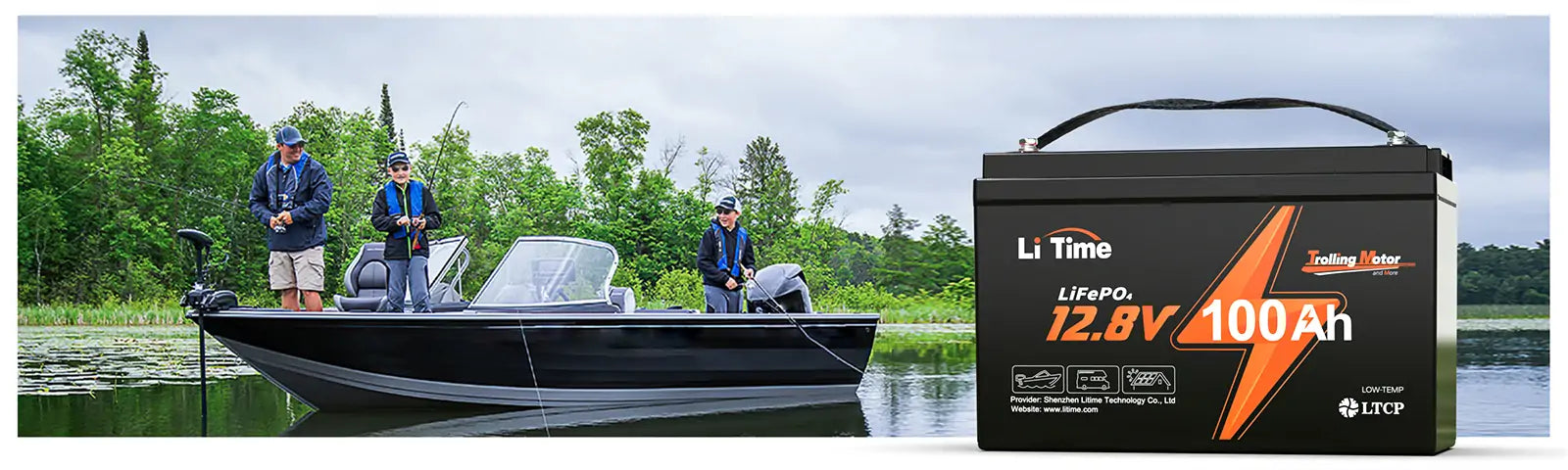 Best Lithium Trolling Motor Battery – LiTime-US